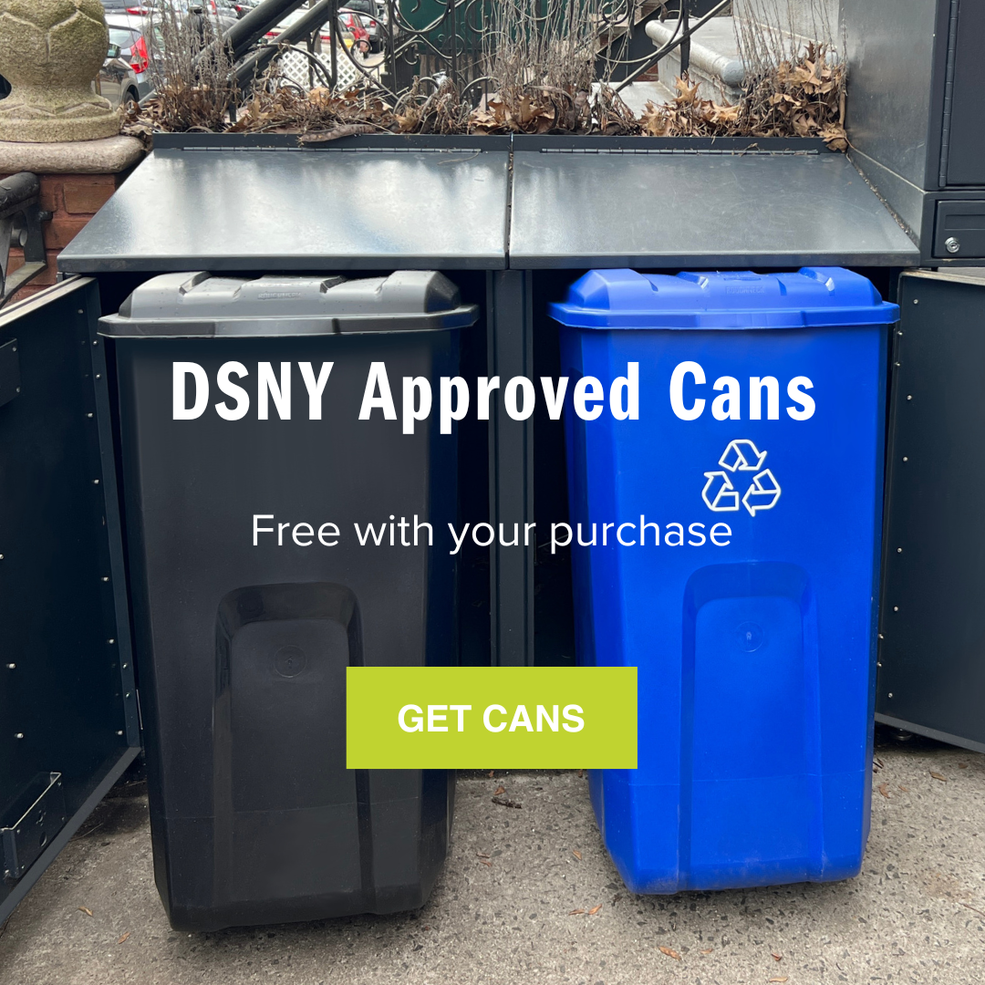 Modern trash enclosures and package lockers. Rats hate us.