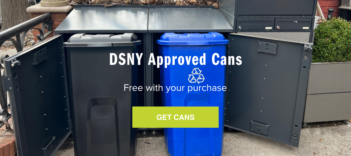 Modern trash enclosures and package lockers. Rats hate us.