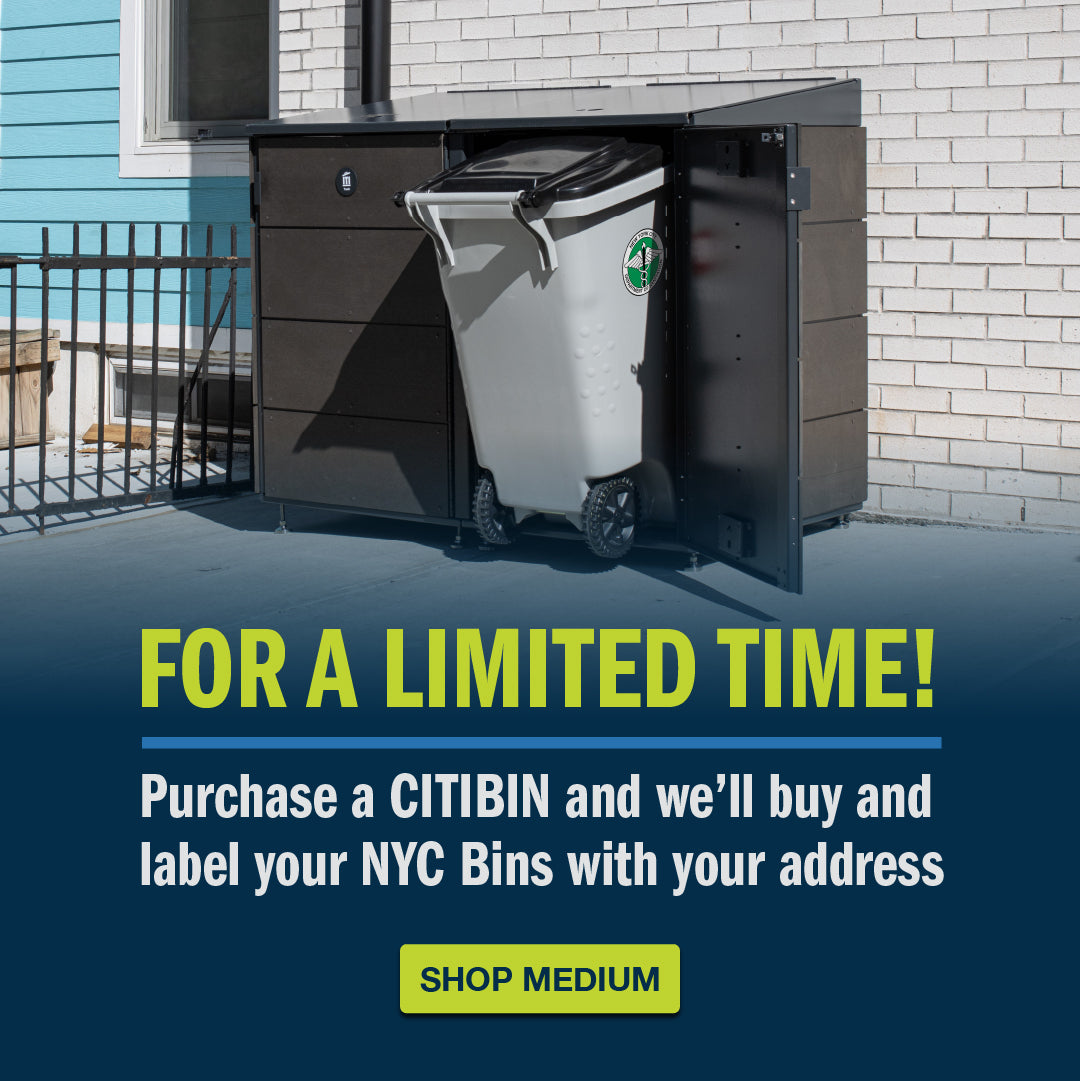 Modern trash enclosures and package lockers. Rats hate us.