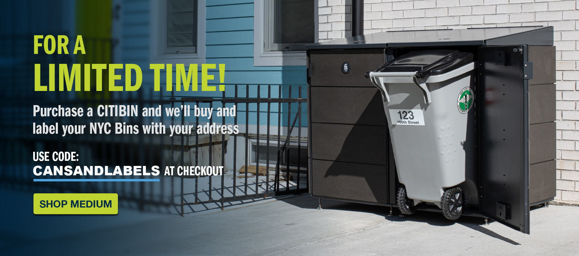 Modern trash enclosures and package lockers. Rats hate us.