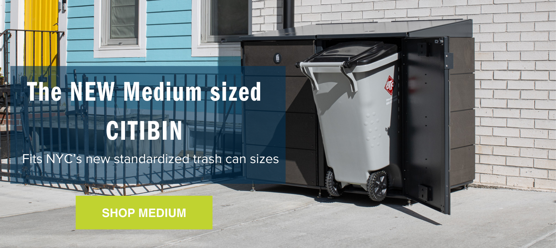 Modern trash enclosures and package lockers. Rats hate us.